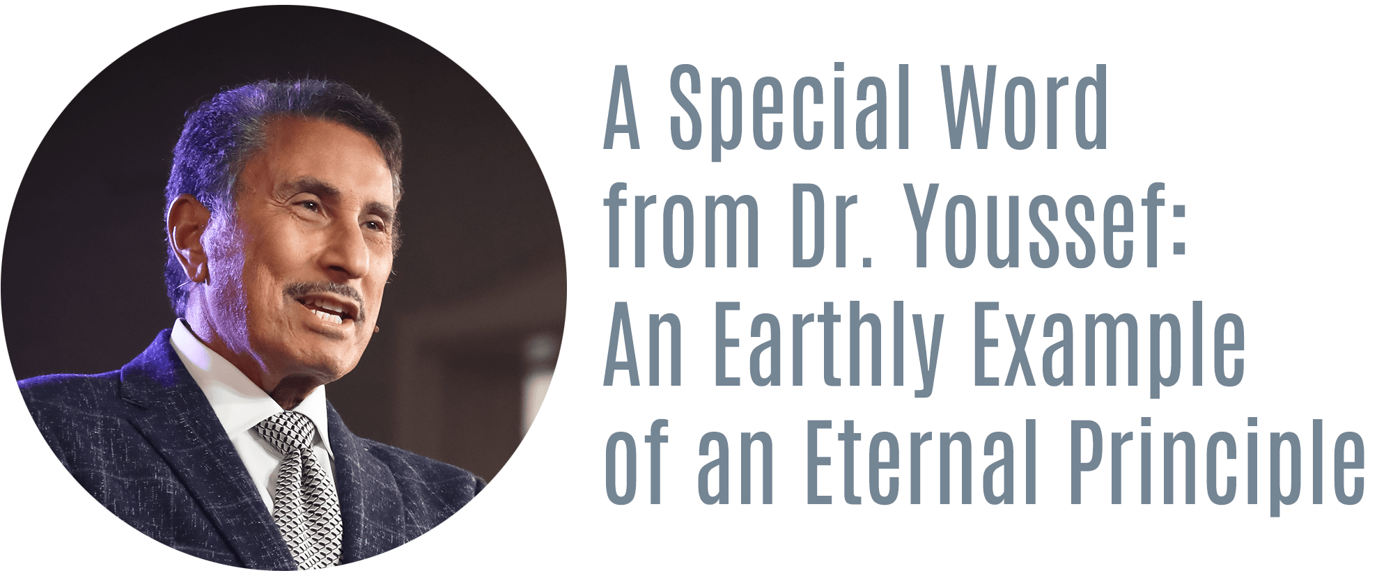 An Earthly Example of an Eternal Principle - Monthly Christian Magazine